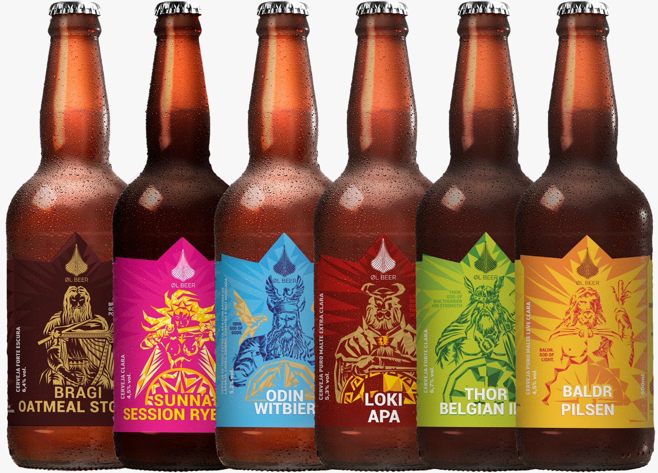 ØL Beer tem copos de deuses nórdicos para acompanhar a cerveja. Confira ...